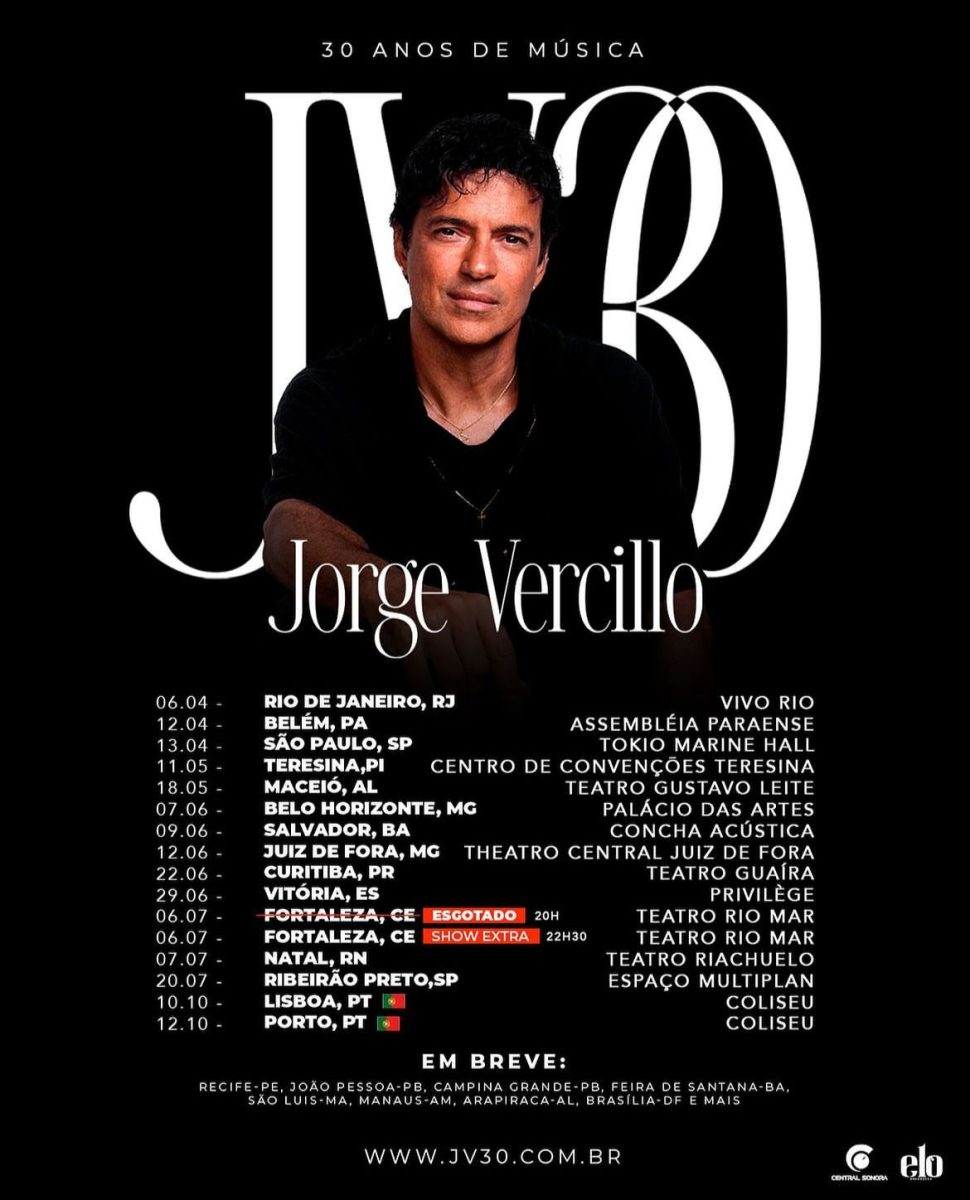 Jorge Vercillo anuncia turnê JV30 em comemoração aos 30 anos de ...